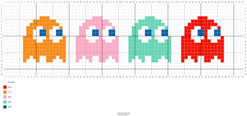 Iggles Create: 80’s Cross Stitch Bookmark! – Geek Girl Pen Pals